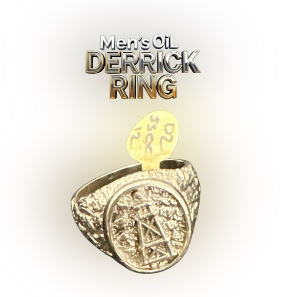 Accessories | Mens Sterling Silver Oil Derrick Ring | Poshmark